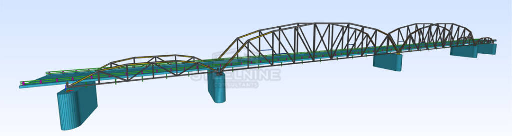 River Bridge Steel Detailing - SteelNine